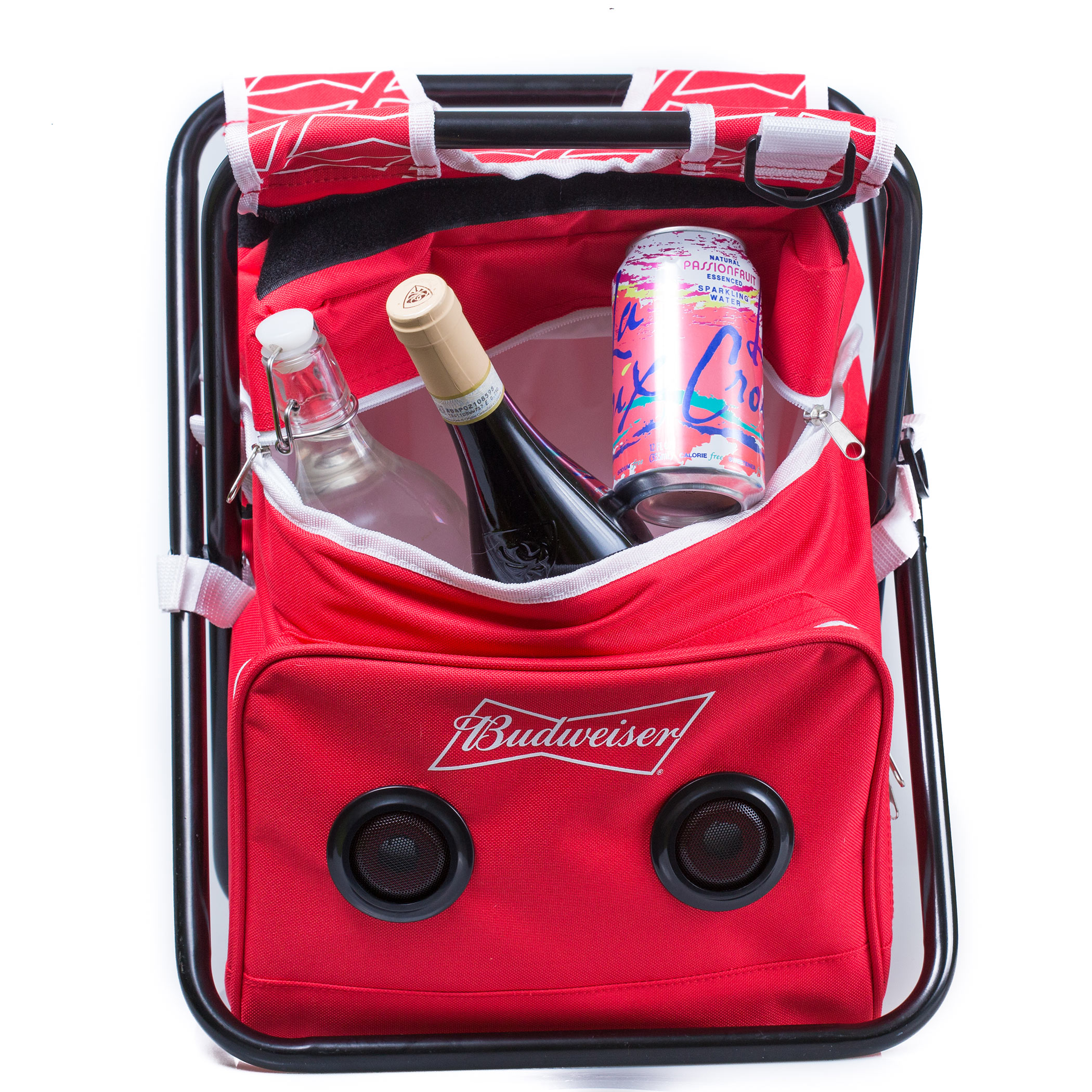 Budweiser Cooler Folding Chair With Built-In Speakers