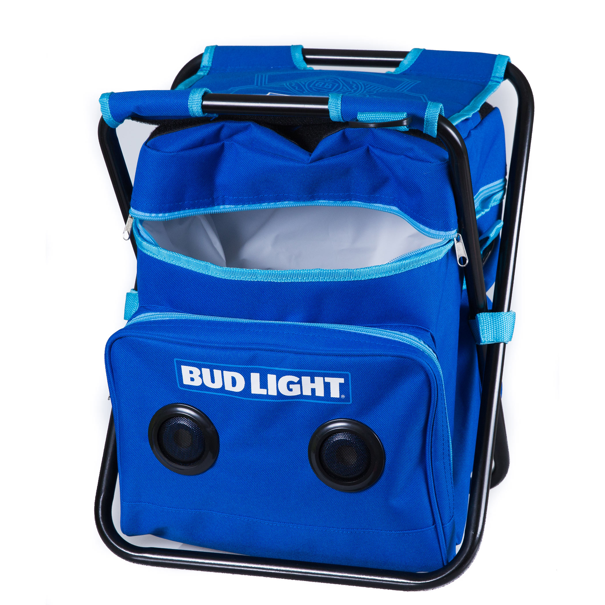 Bud Light Cooler Folding Chair With Built-In Speakers