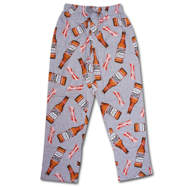 Budweiser Bottles Logo Men's Pajamas | WearYourBeer.com