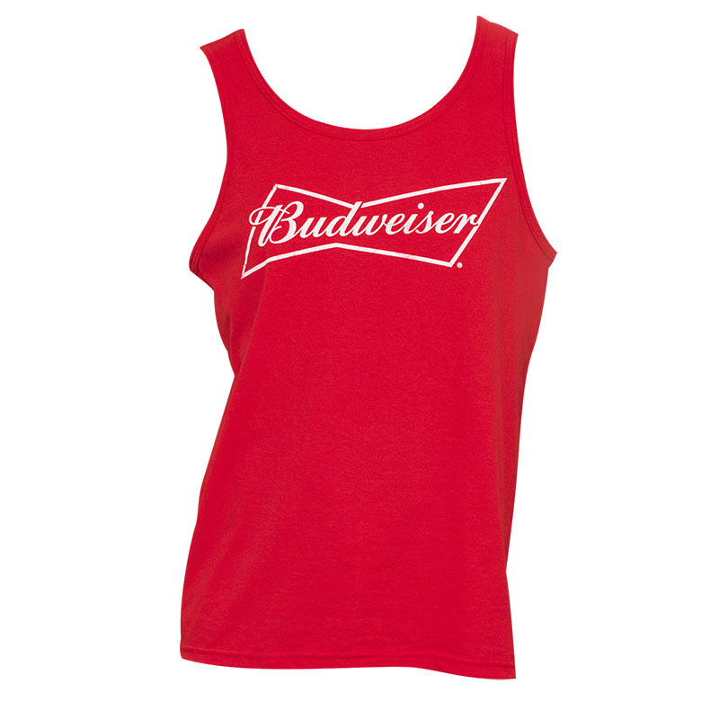 Men's Budweiser Beer Red Tank Top
