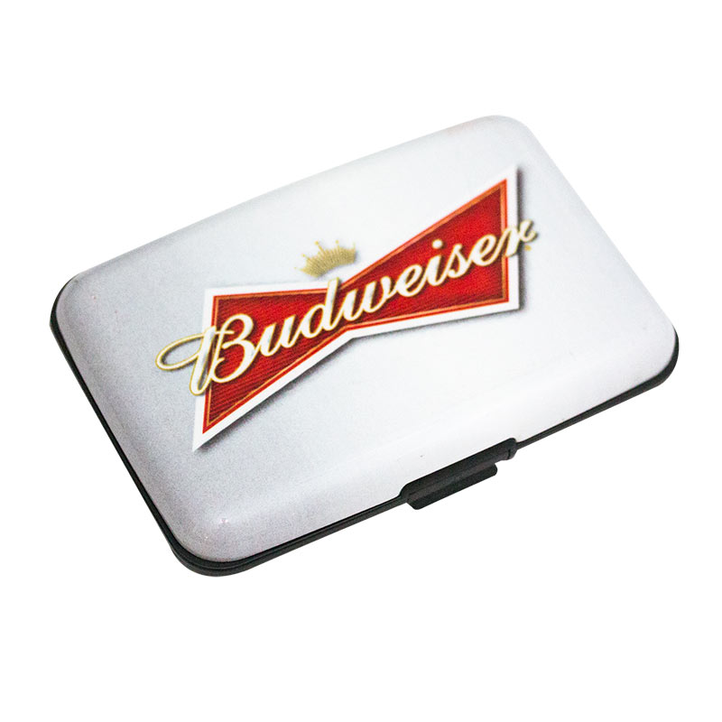 Budwesier Logo Plastic White Case Wallet