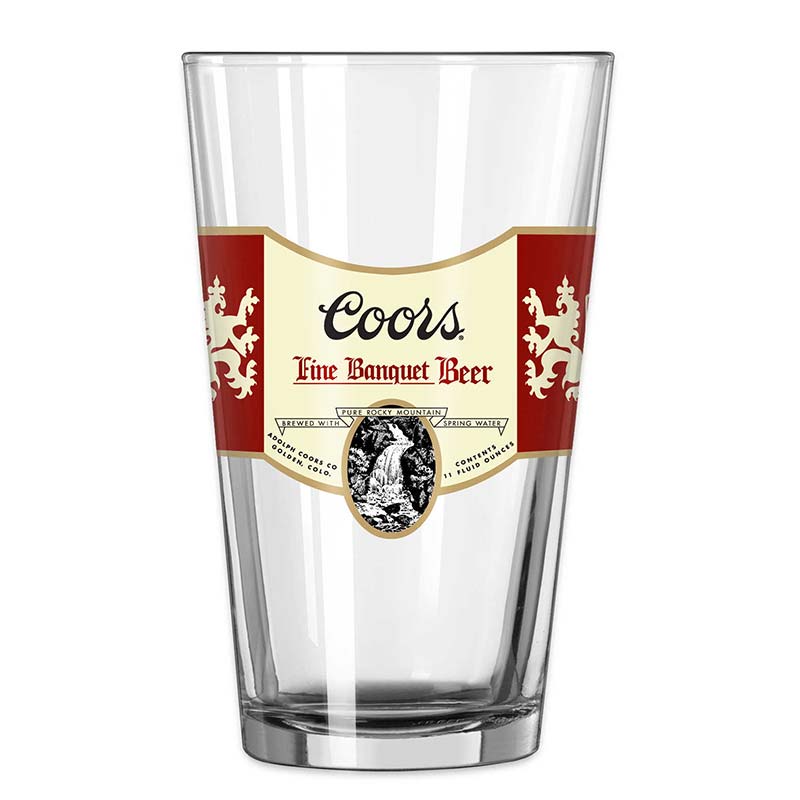 Coors Banquet Pint Glass