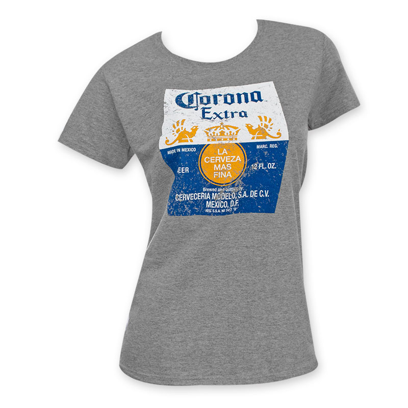 Corona Extra Women's Grey T-Shirt