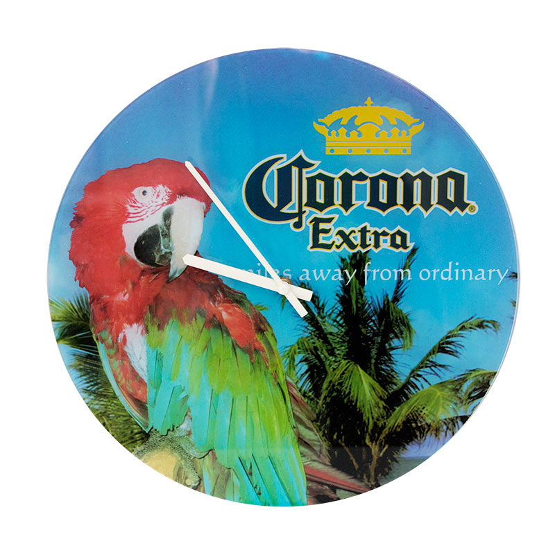 Corona Extra Beach Theme Parrot Clock