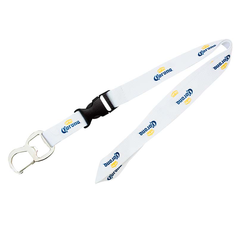 Corona Beer White Lanyard Bottle Opener