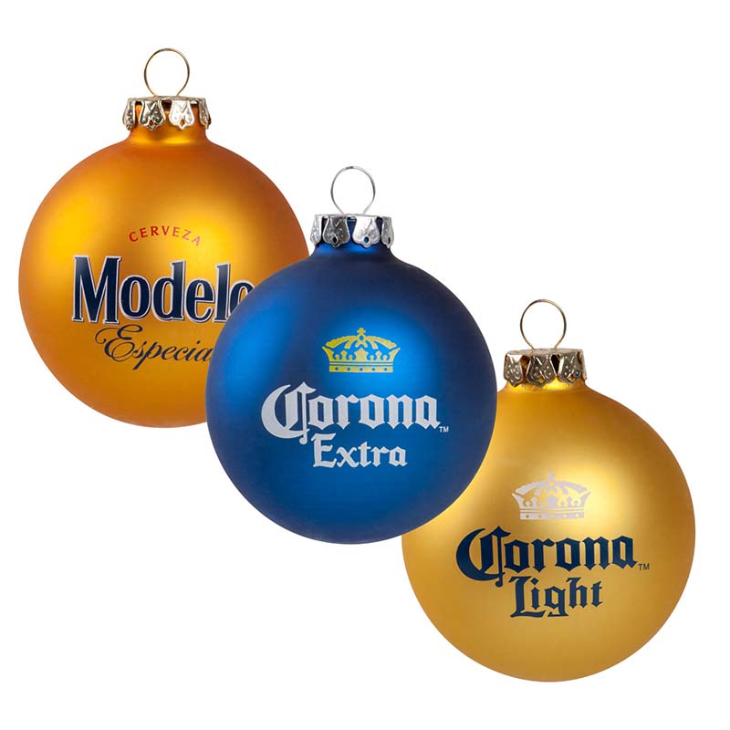 Modela And Corona Holiday Tree Ornaments