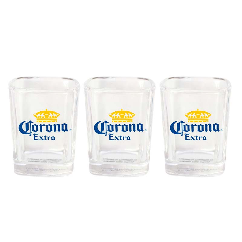 Corona Extra Square Shot Glass Pack
