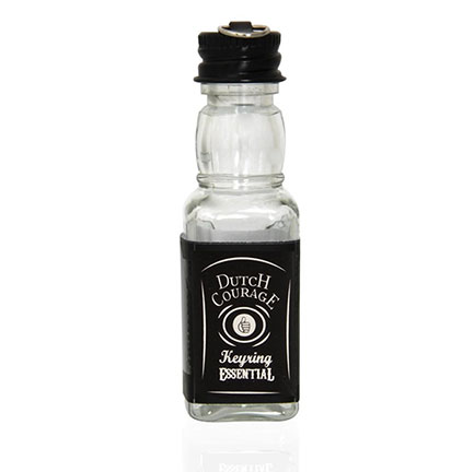 Dutch Courage 20ml Mini Flask Keychain Bottle
