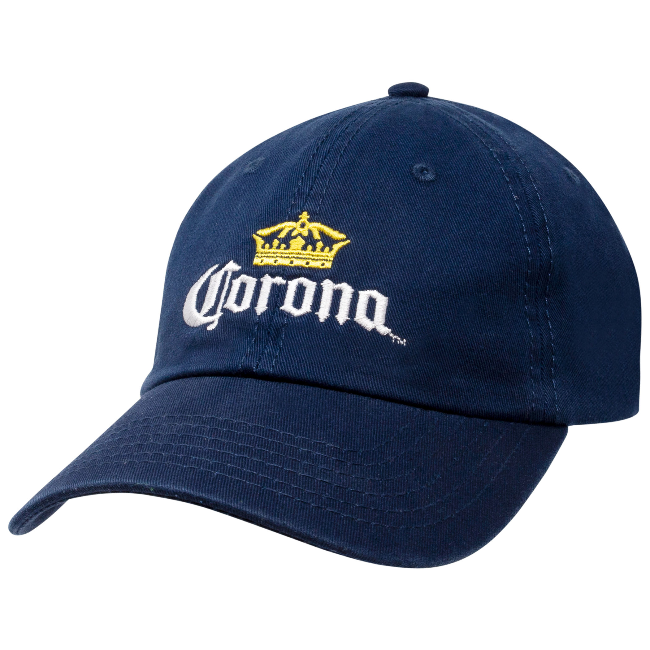 Corona Crown Logo Navy Blue Summer Dad Hat