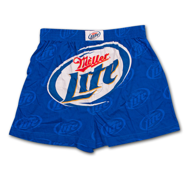 Miller Light Logo Eye of the Beerholder Boxer Shorts | WearYourBeer.com