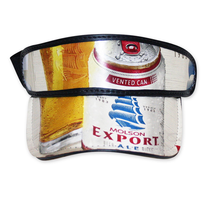 Molson Export Beer Box Visor Hat - FREE SHIPPING