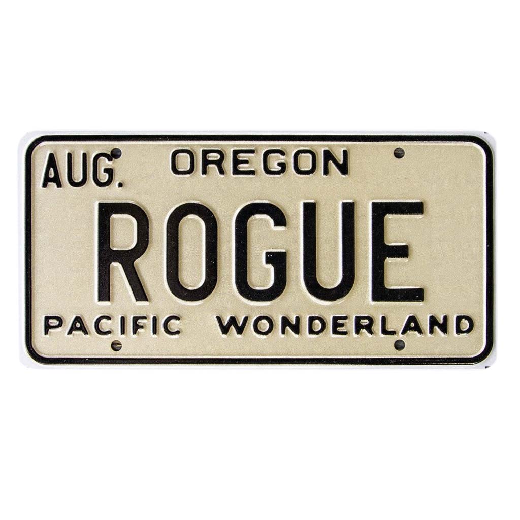 Rogue Beer Brewery License Plate Sign