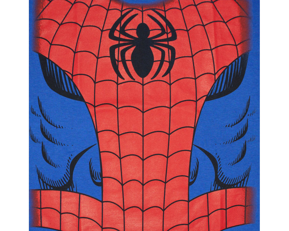 Spiderman Costume Halloween Blue Graphic TShirt TVMovieDepot